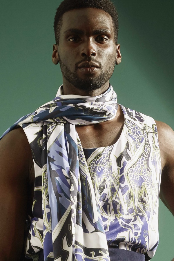 South African fashion designer RICH MNISI combines luxury silhouettes ...