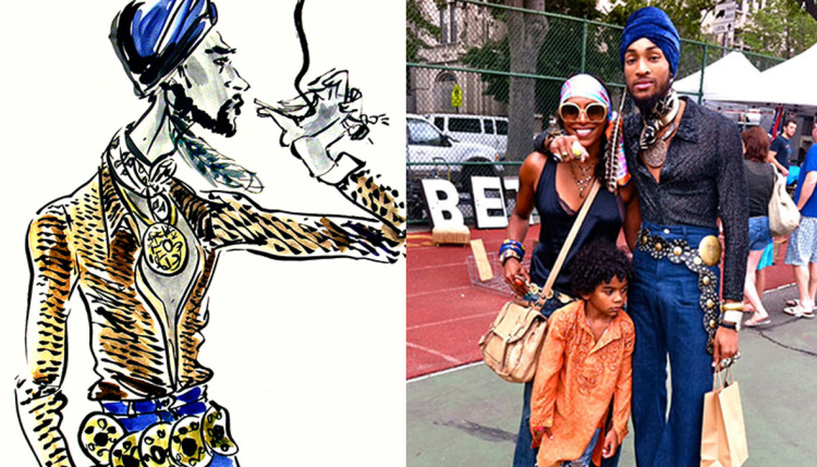 FEATURE: Mokshini weekly fashion illustration – musician Greg Banks ...