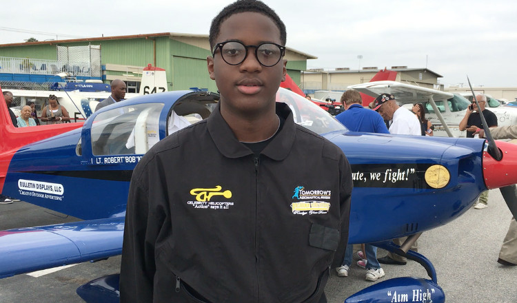 feature: 16-year-old isaiah cooper becomes youngest black pilot to fly ...