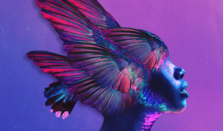 designer manzel bowman combines photography and digital painting to ...