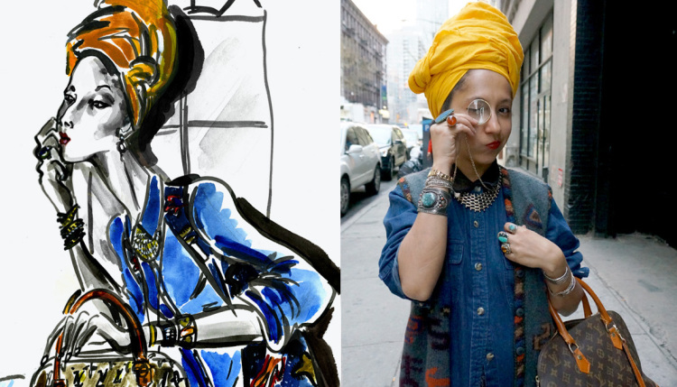feature: mokshini weekly fashion illustration – afroista | AFROPUNK