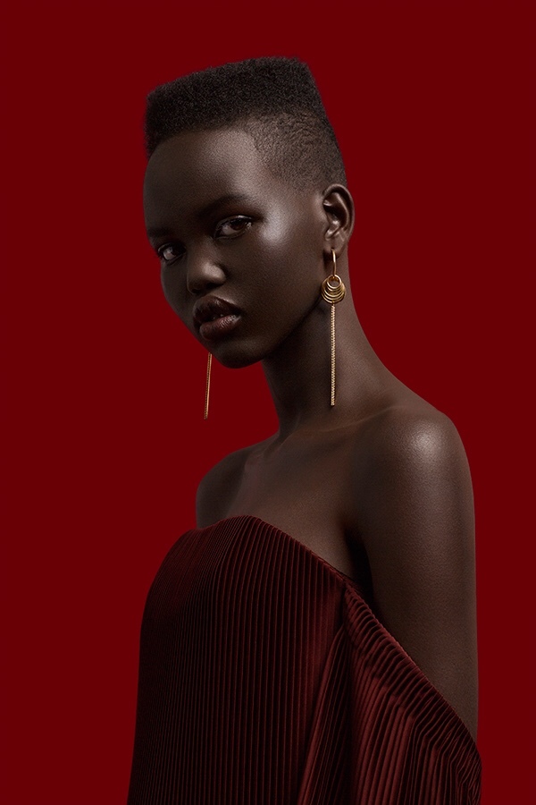 Model Adut Akech Bior radiates elegance in new editorial for Ryan ...